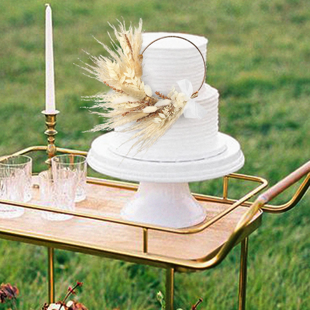 Dried Flower Floral Wreath Cake Topper – Fantastic Decor Floral